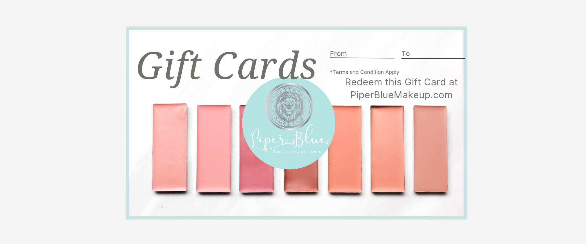 PiperBlue Organic Makeup