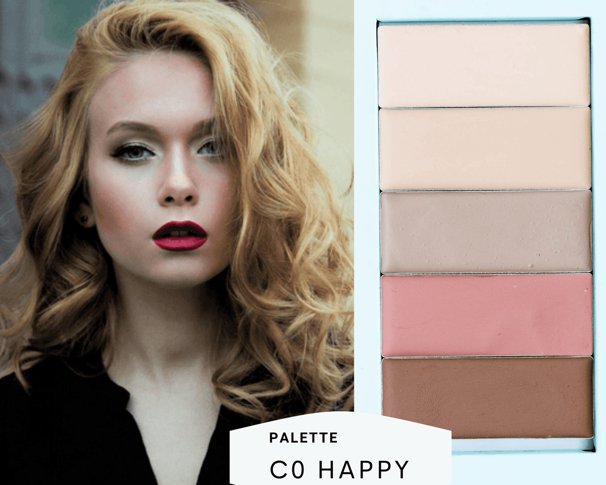 Pre-built Palette - Cool 0 Happy – PiperBlue Organic Makeup
